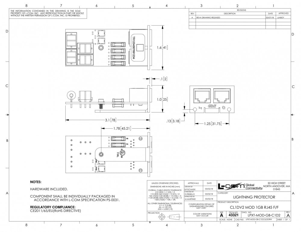 LPXT-MOD-GB-C1D2 technical document page