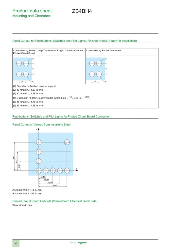 ZB4BH4 technical document page 4