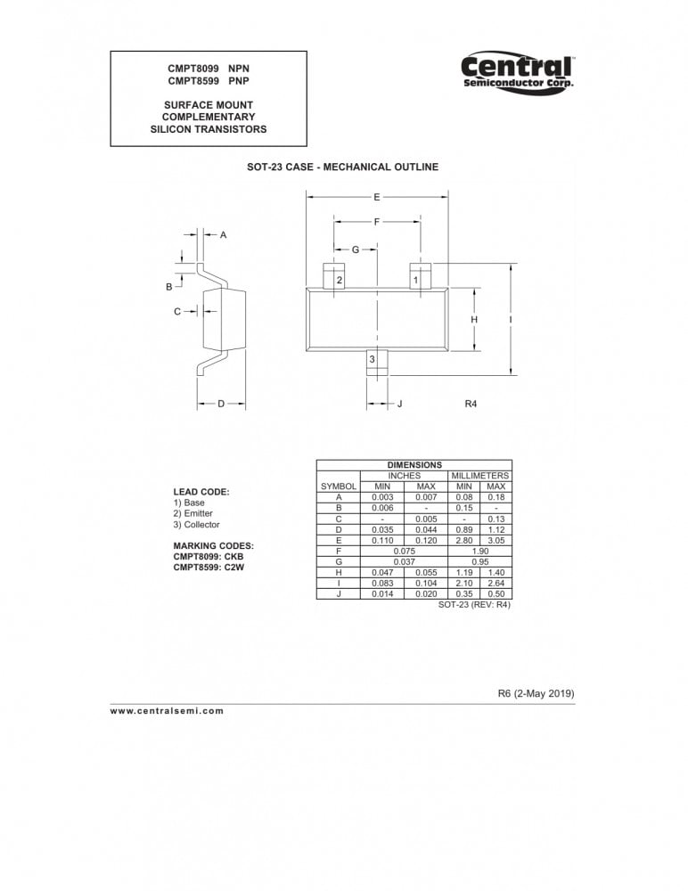 CMPT8099 datasheet page 2