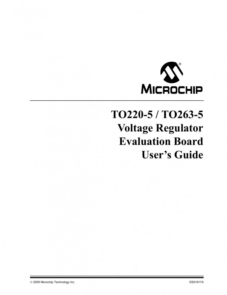 Microchip TO263-5EV-VREG guide page 1