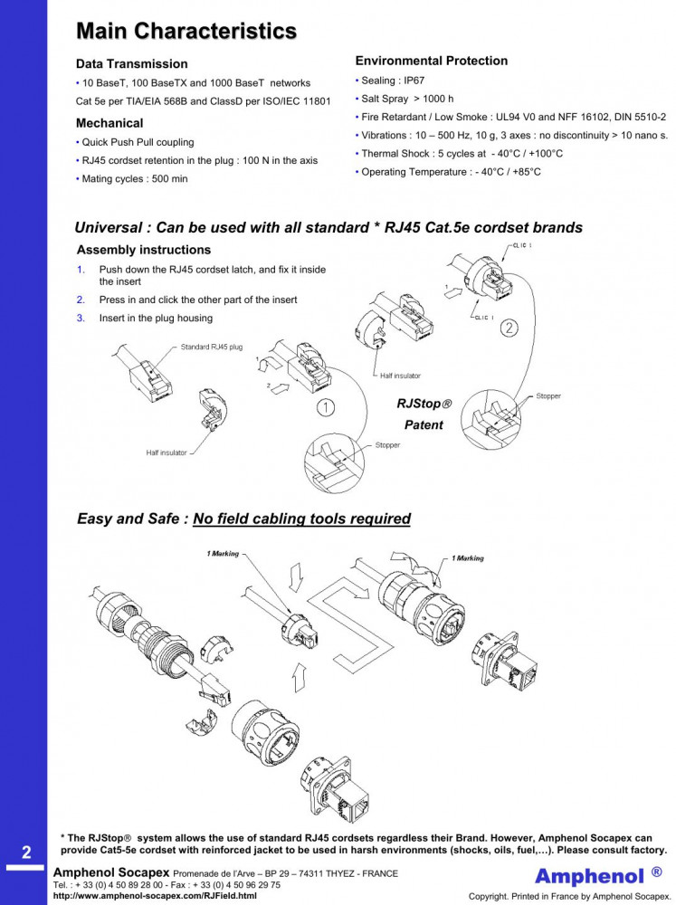 RJF 544 technical document page 2