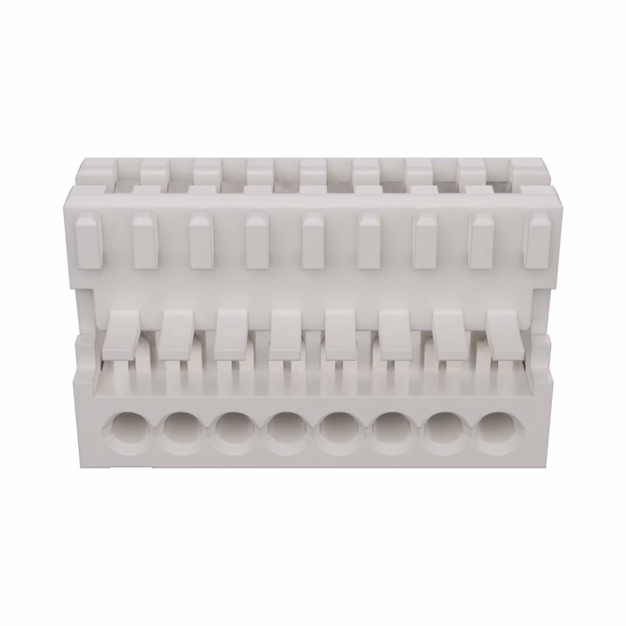 Appli-Mate RAST 2.5 IDT Housing, 2.50mm Pitch, Direct/Indirect, Female, 8 Circuits, All Position Keys, Blue Color Stripe for sale