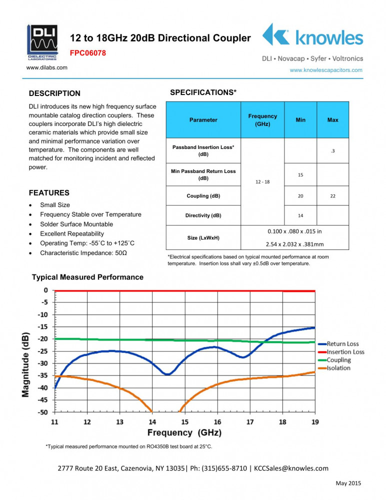 FPC06078 technical document page 1