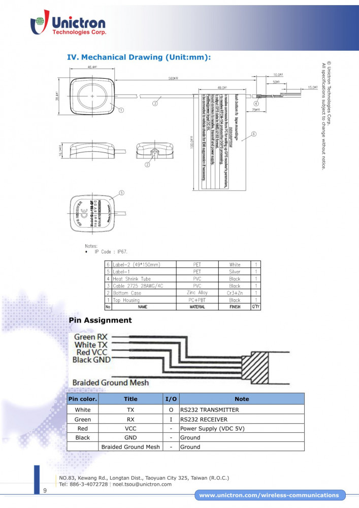 GM58GBR technical document, page 8
