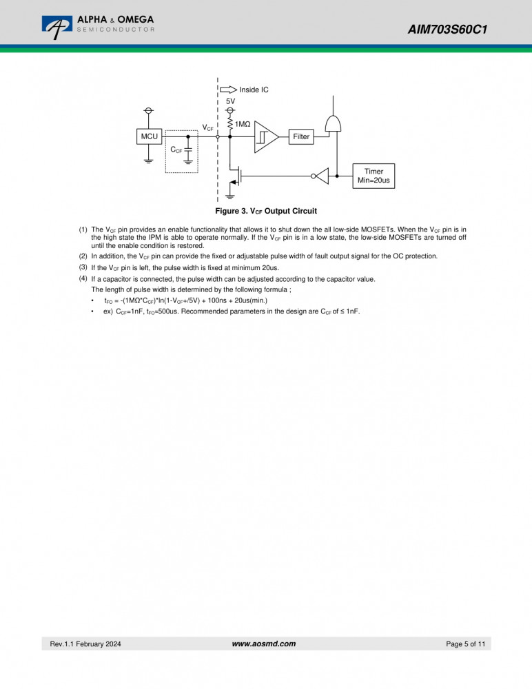 AIM703S60C1 datasheet page 5