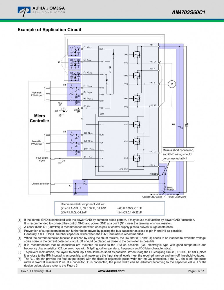 AIM703S60C1 datasheet page 9