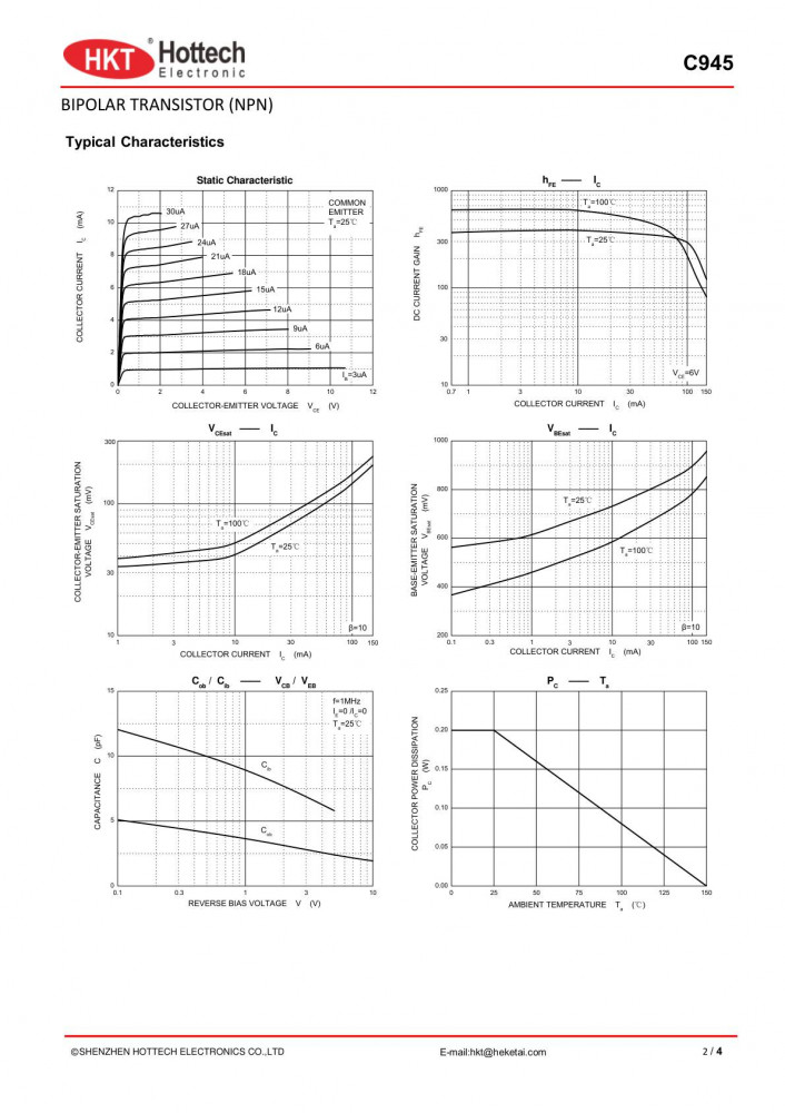 C945 datasheet page 2