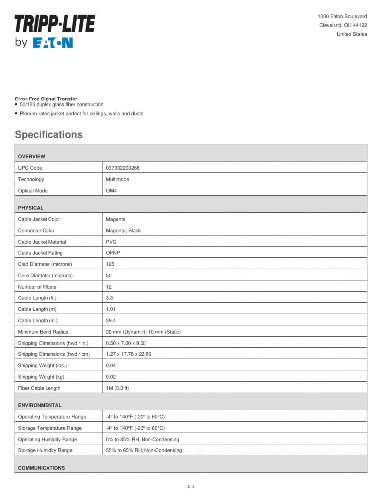 N845-01M-12-MG technical document page 2