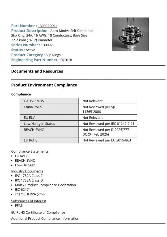 1300920091 product document page 1