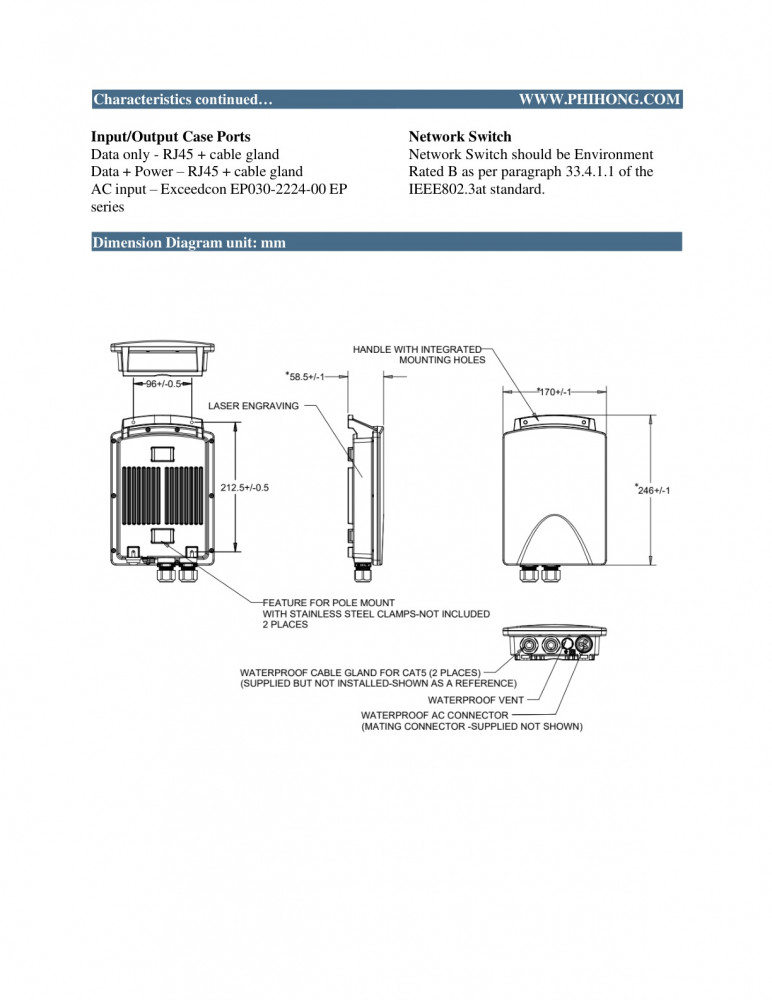POEO75U-1BT-R technical document, page 3