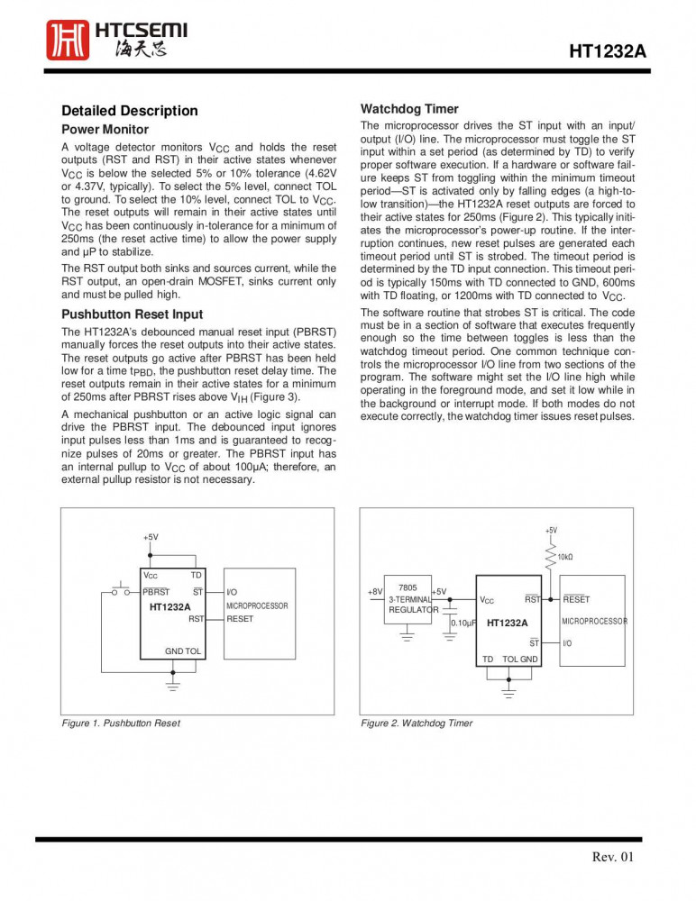 HT1232A datasheet page 4