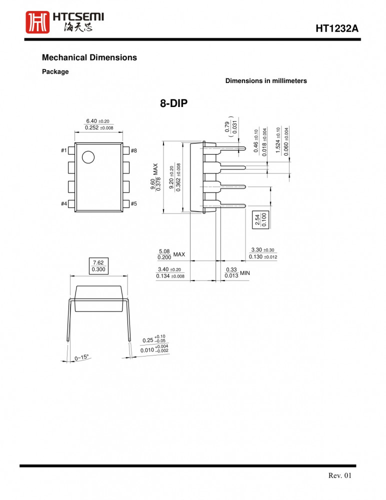 HT1232A datasheet page 8