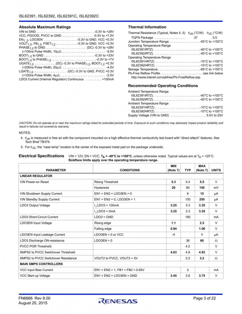 ISL62392CIRTZ-T datasheet page 3