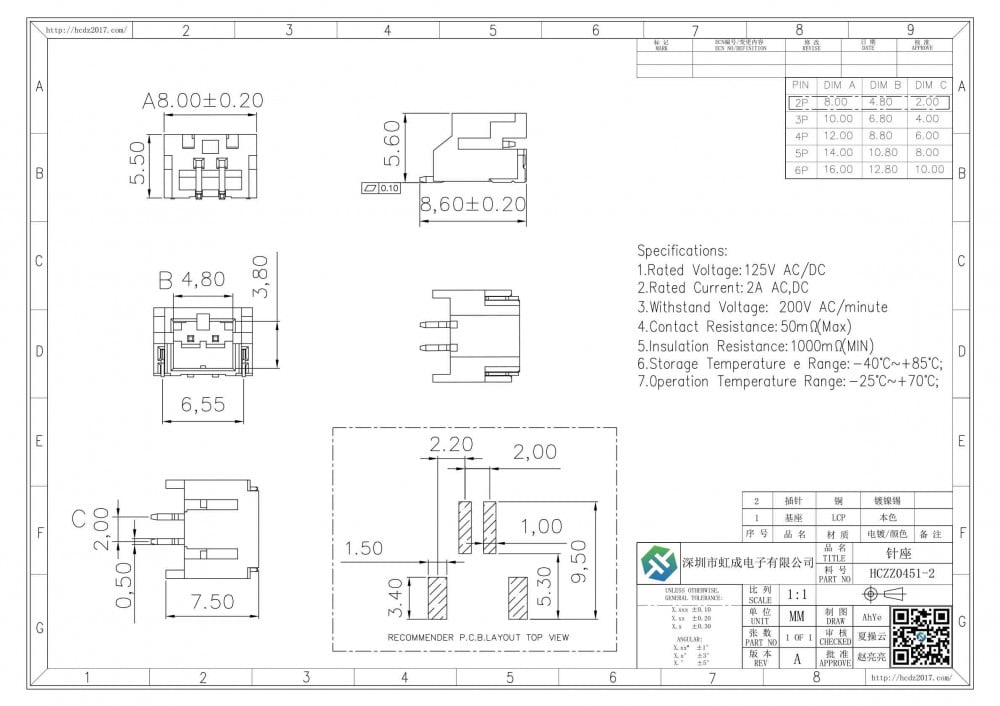 HCZZ0451-2 technical drawing page