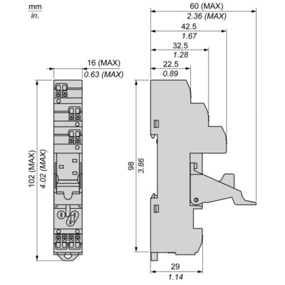 Schneider RSZE05P Relay Socket for sale