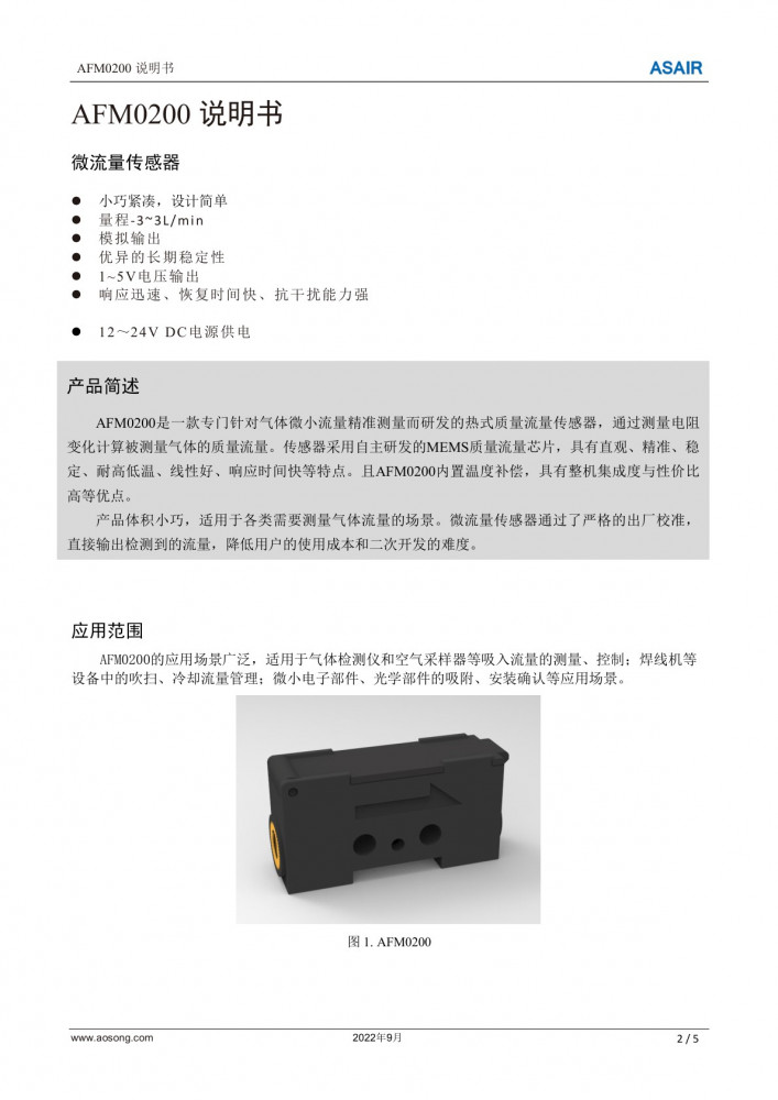 AFM0200 datasheet page 1