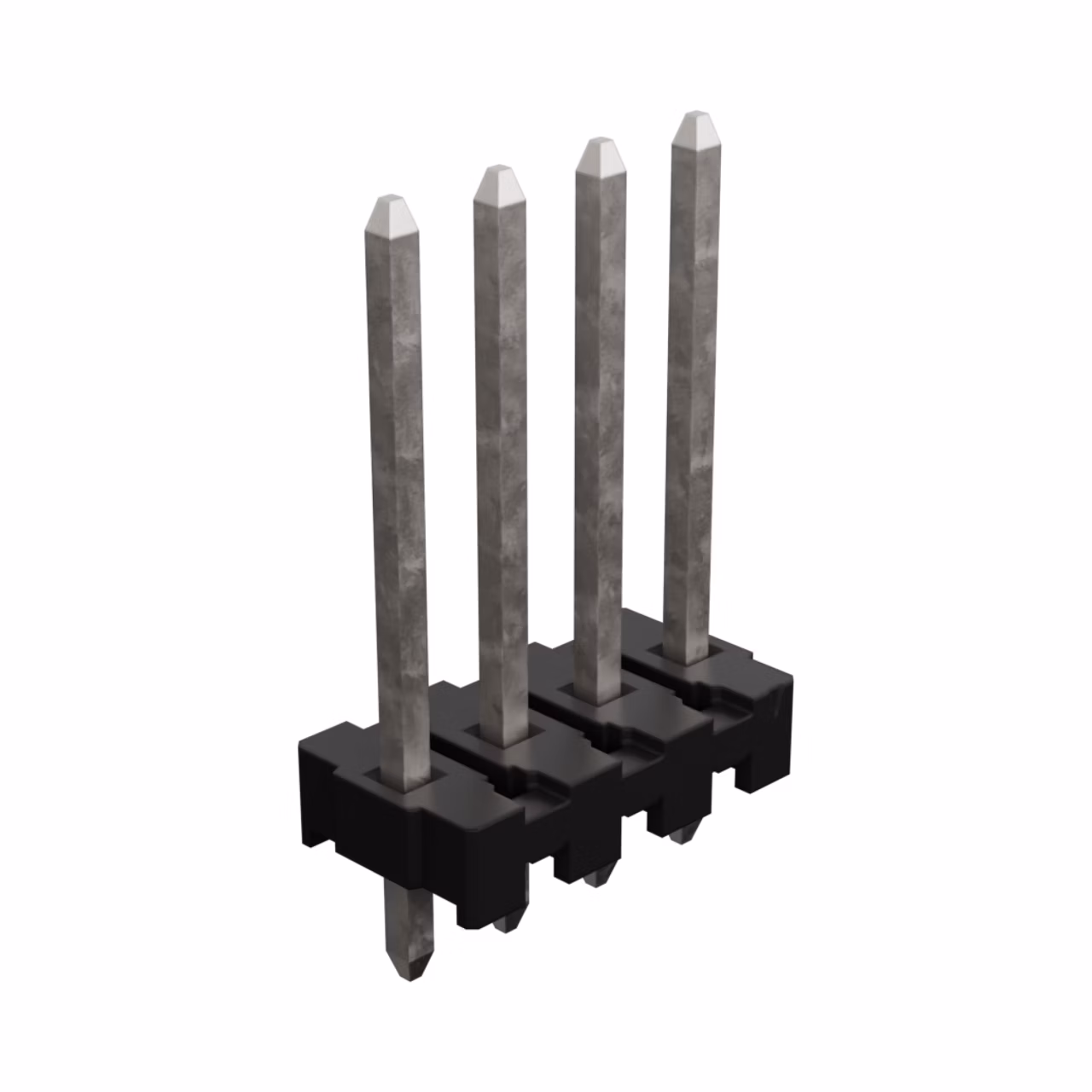 KK 396 Breakaway Header, Vertical, 4 Circuits, Matte Tin (Sn) Plating, Pin Length 23.80mm for sale