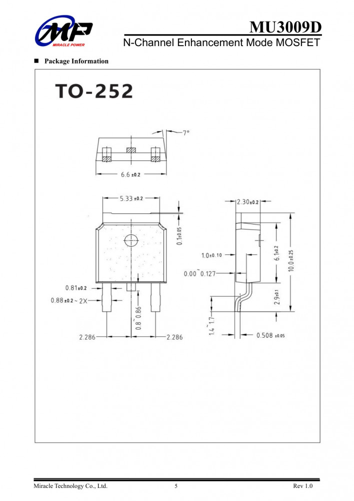 MU3009D datasheet page 5