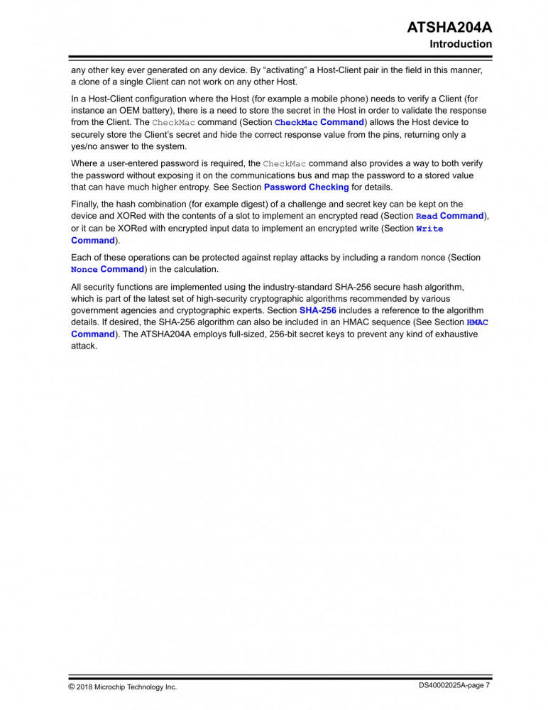 ATSHA204A datasheet page 7