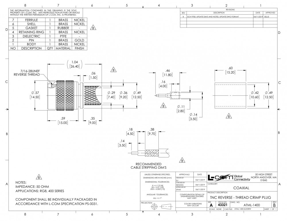 L-com ATML-1400 technical document preview