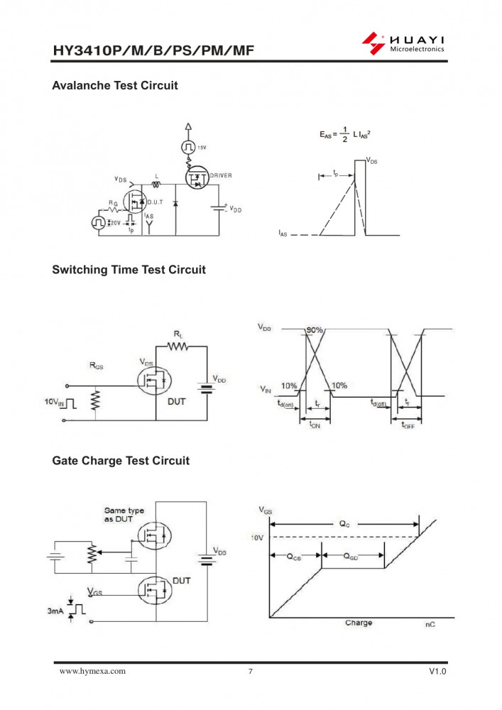 HY3410P datasheet page 7