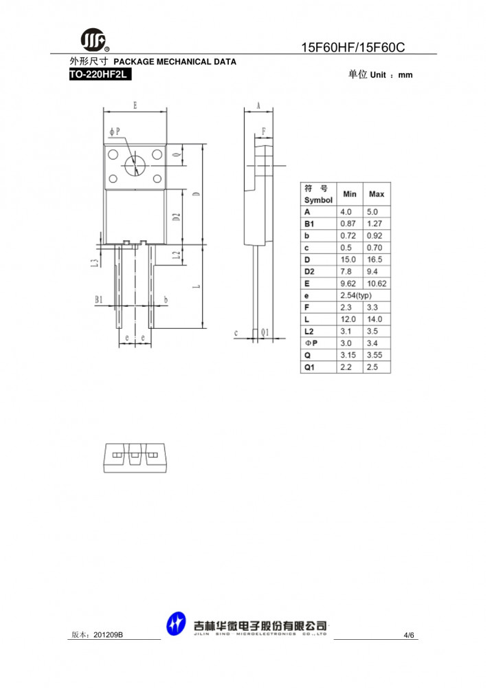15F60HF datasheet page 4