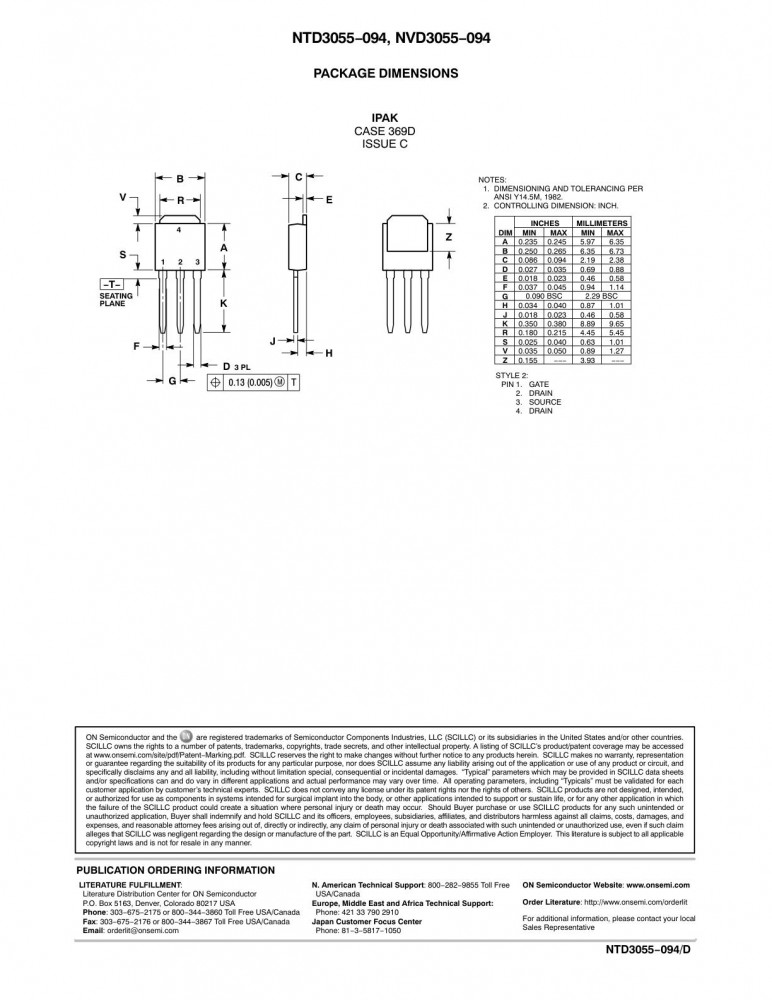 NTD3055-094T4G datasheet page 10