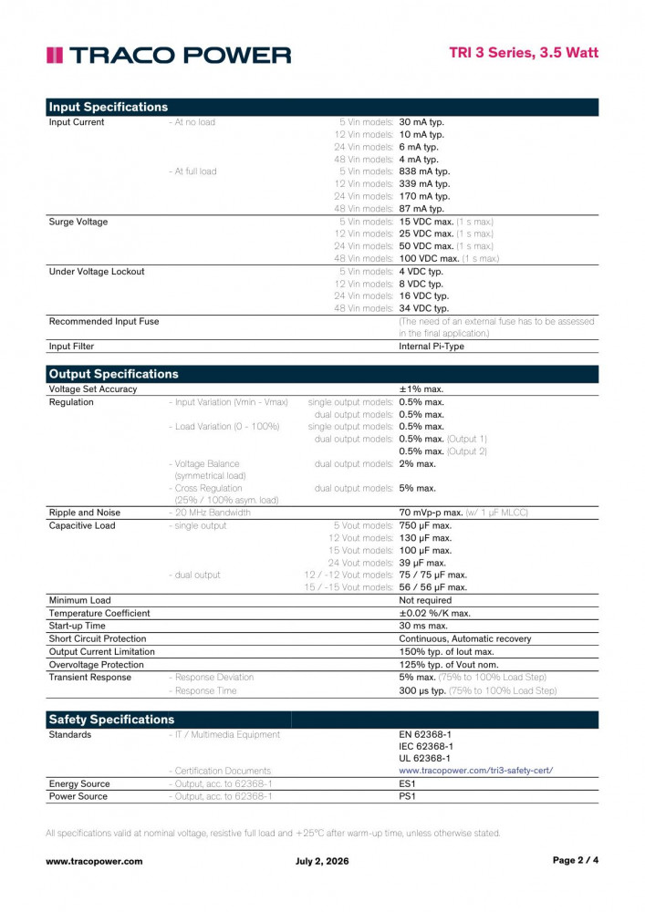 TRI 3 technical document page 2