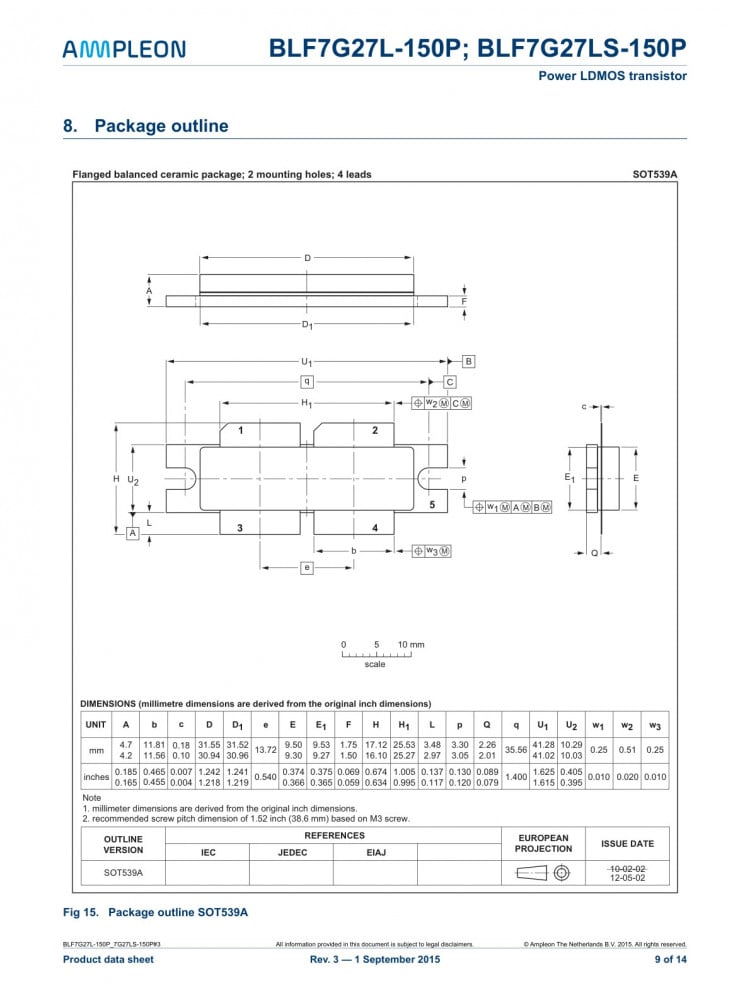 BLF7G27LS-150P datasheet page 9