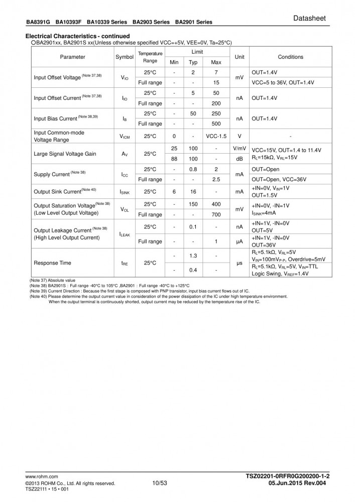 BA10339 series technical document page 10