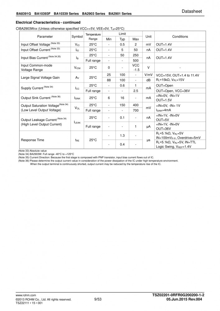 BA10339 series technical document page 9