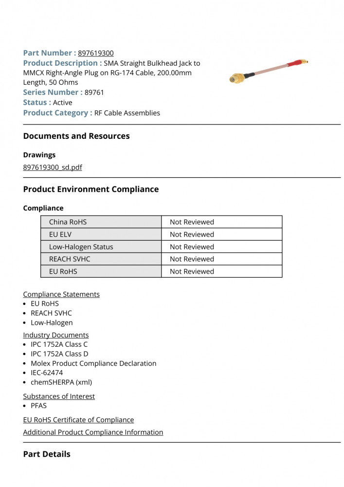 897619300 product drawing, page 1