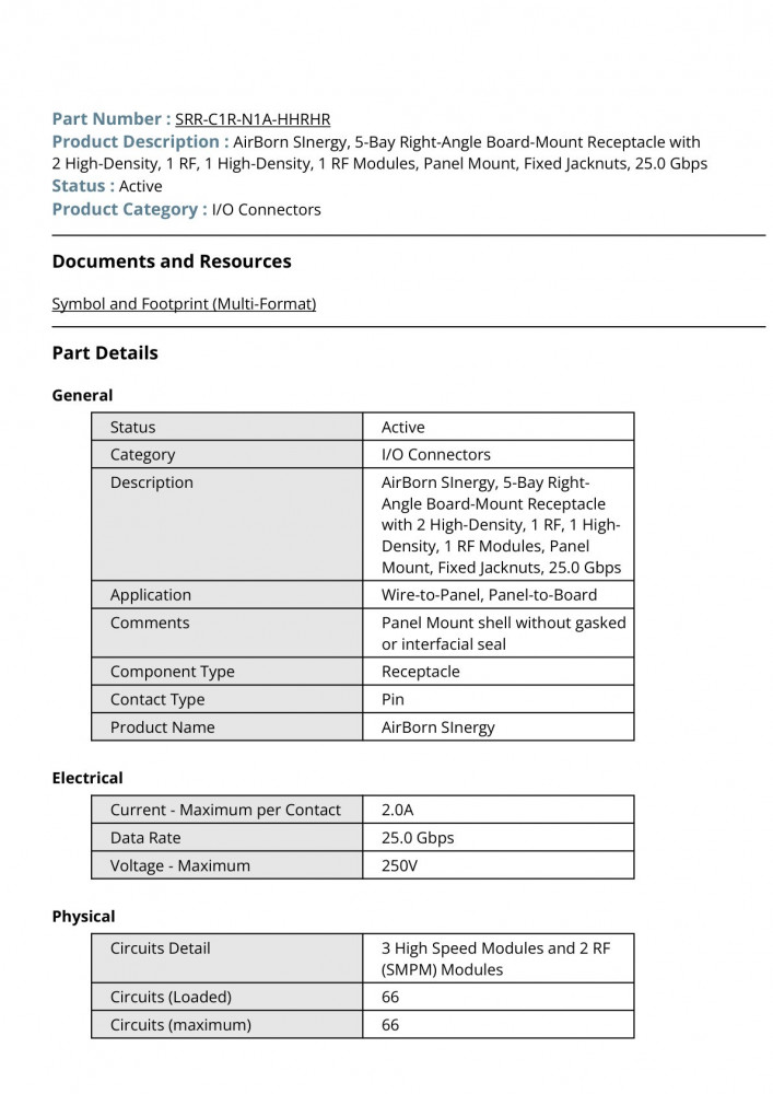 SRR-C1R-N1A-HHRHR documentation image 1