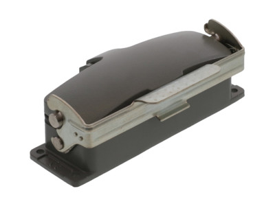 Heavy-Duty Standard (STD) Single Lever Bulkhead Mount Housing, Die-cast Aluminum, with 1 Lever, with Cover, with Gasket, Size 24B «104x27», Grey for sale