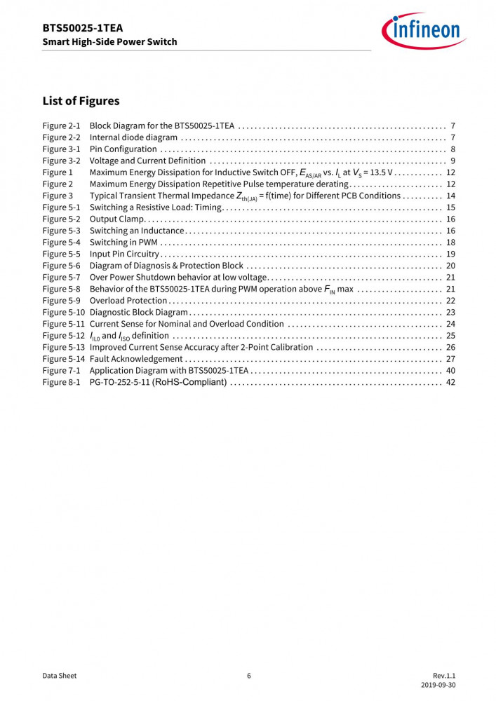 BTS50025-1TEA datasheet page 6