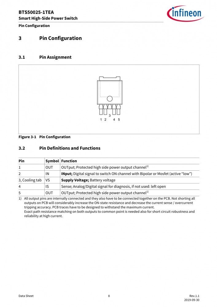 BTS50025-1TEA datasheet page 8