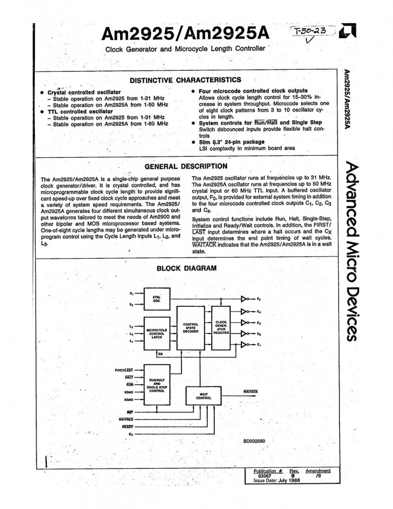 2925DM/B datasheet page 2