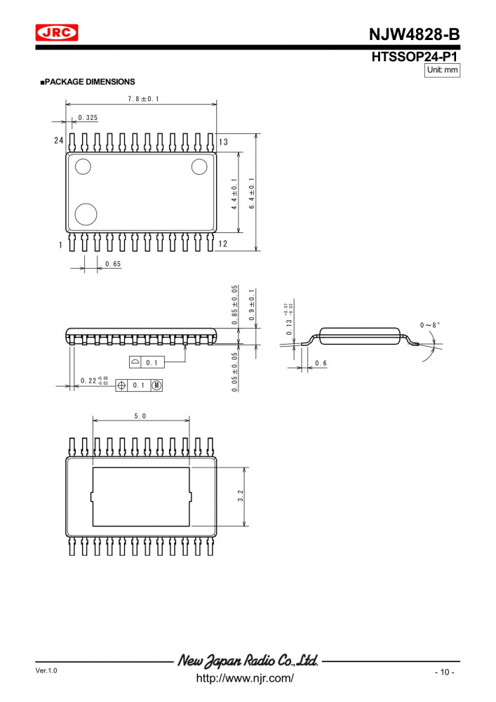 NJW4828-B datasheet page 10