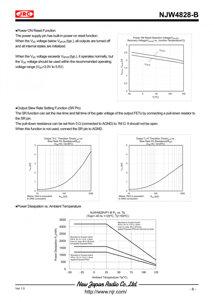 NJW4828-B datasheet page 6
