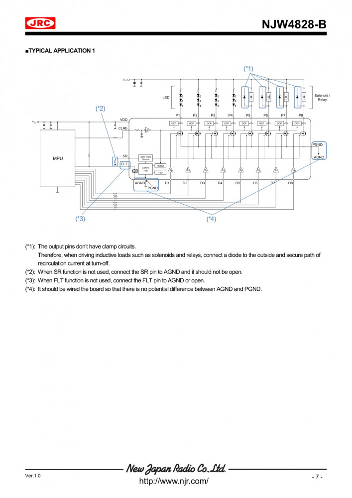 NJW4828-B datasheet page 7