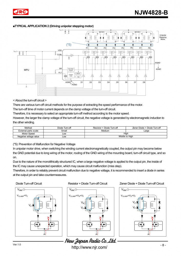 NJW4828-B datasheet page 8