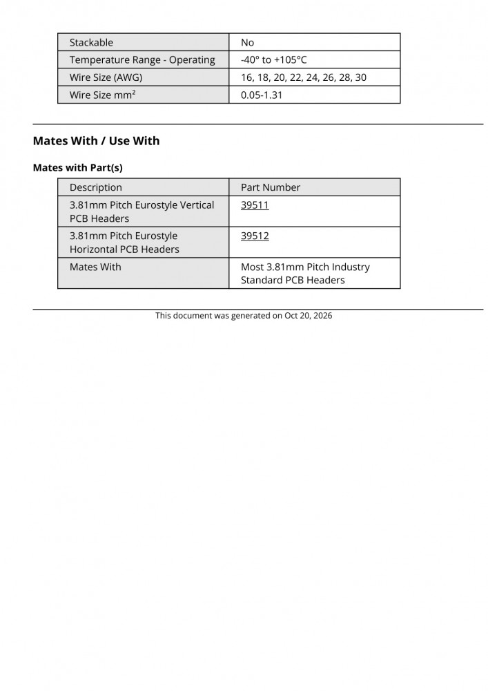 MOLEX 395133911 document preview, page 3