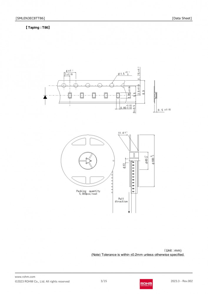 SMLEN3EC8TT86 technical document page 3