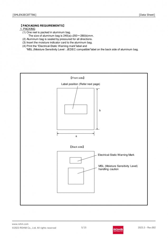 SMLEN3EC8TT86 technical document page 5