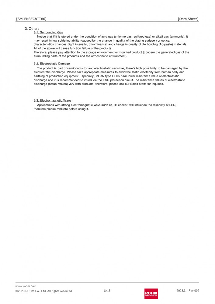 SMLEN3EC8TT86 technical document page 8