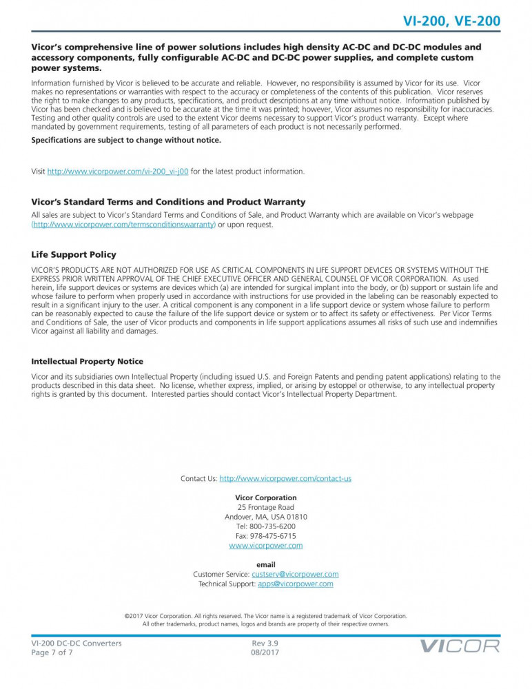 VI-264-EU technical document page 7