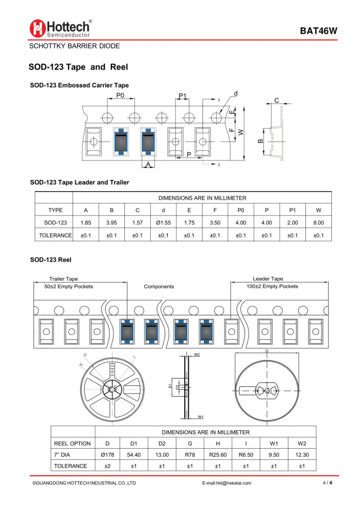 BAT46W datasheet page 4