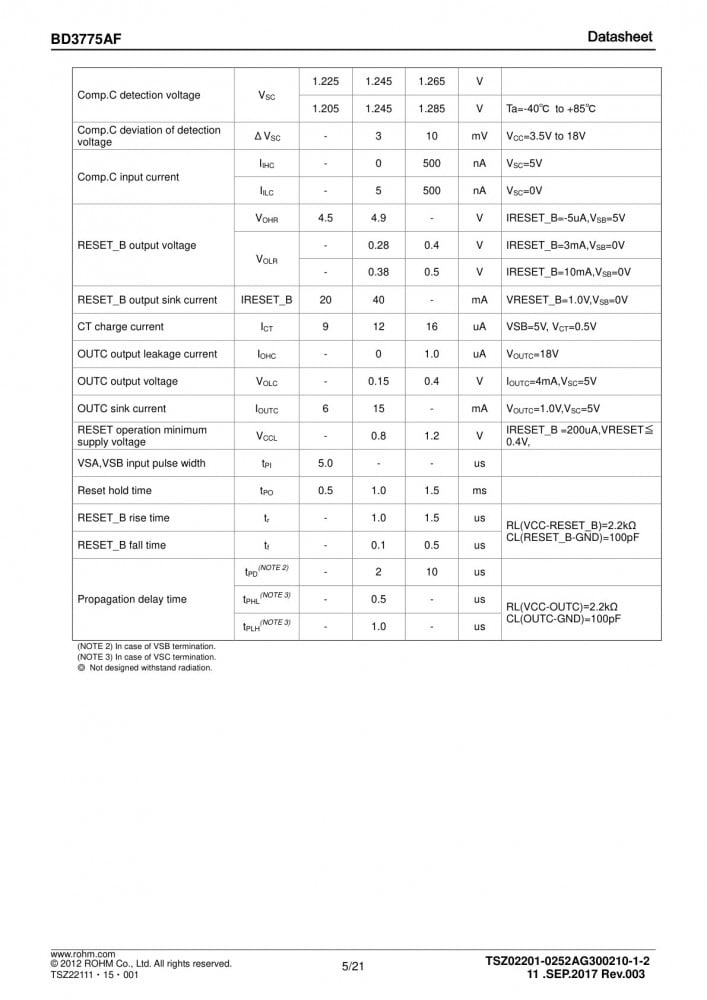 BD3775AF-E2 technical document page 5
