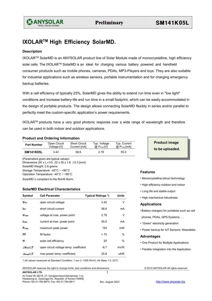 SM141K05L datasheet page 1