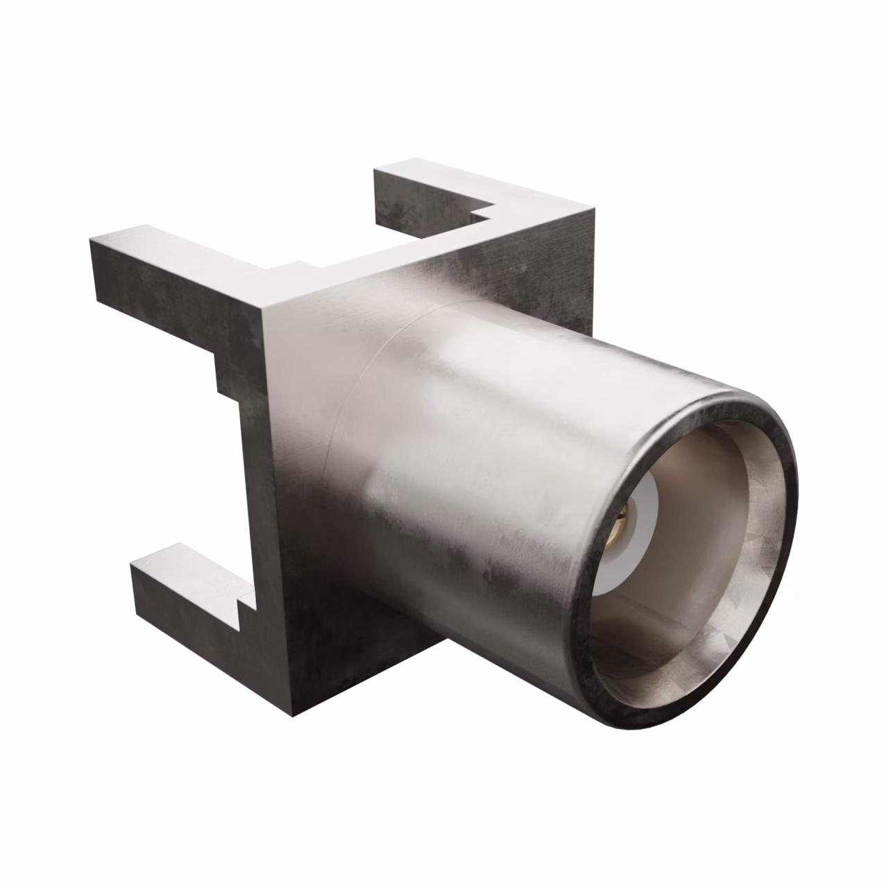 MCX Jack, Straight, PCB Receptacle, Through Hole, Brass Body, Tin (Sn) Plated, 2.79mm Leg length, 50 Ohms for sale